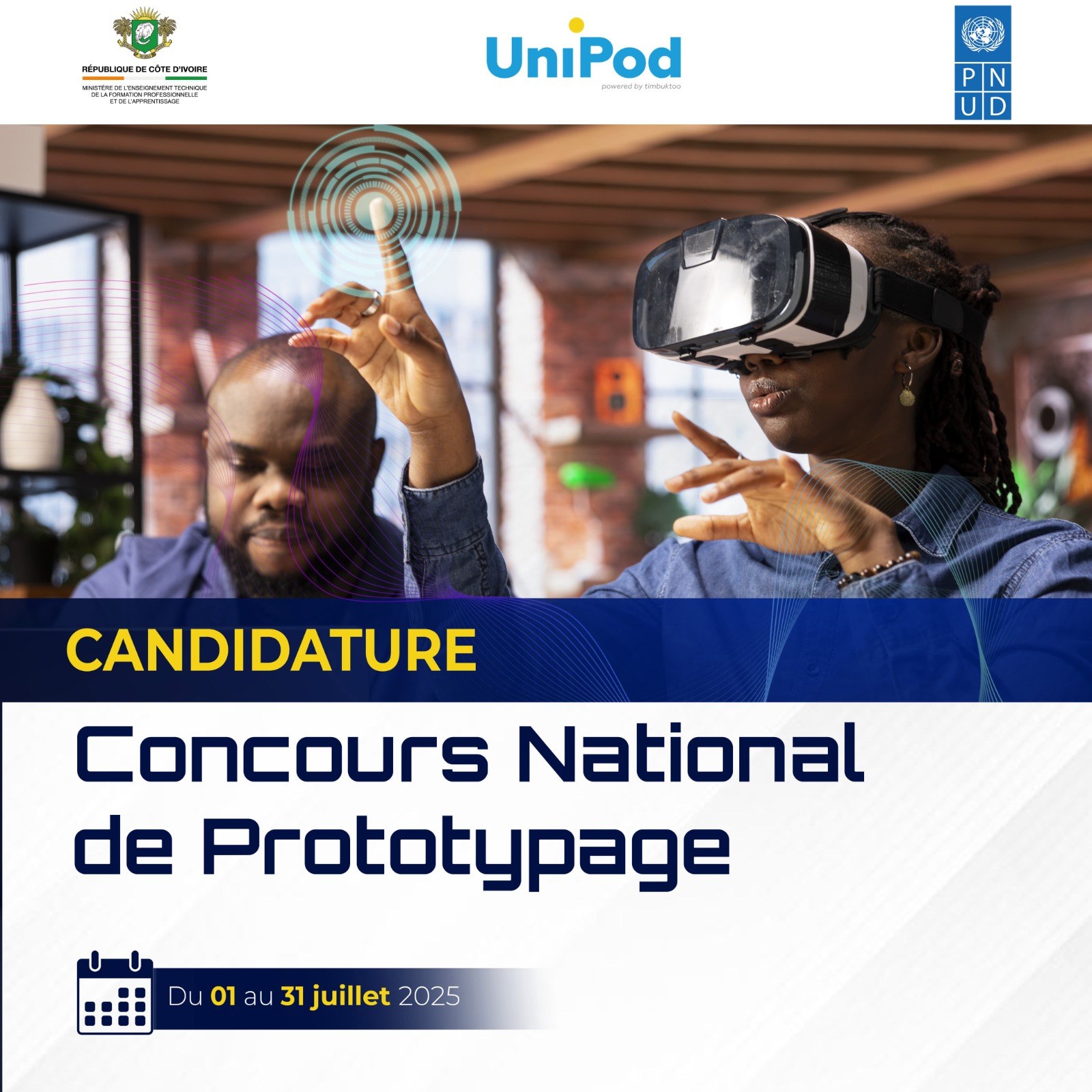 Concours national de prototypage Made in Côte d'Ivoire 2025 -- Ecoles en Côte d'Ivoire